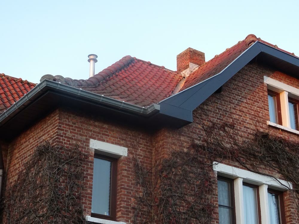 Stevige dakgoten uit zink | TBM Dakwerken Bosmans